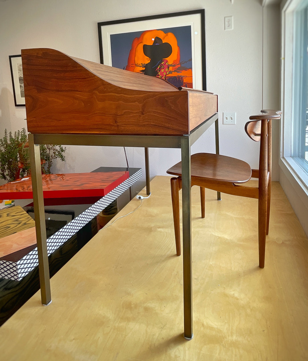 Mid Century Modern Desk | MCM Desk Chair | Alley Modern & More